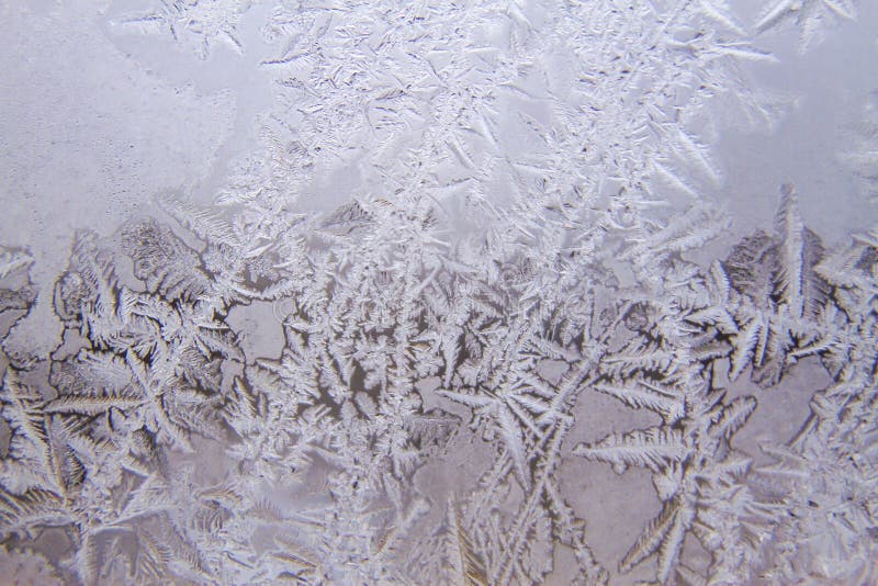 Frosted Glass Texture As Background. Winter, Cold Weather Concept Stock ...