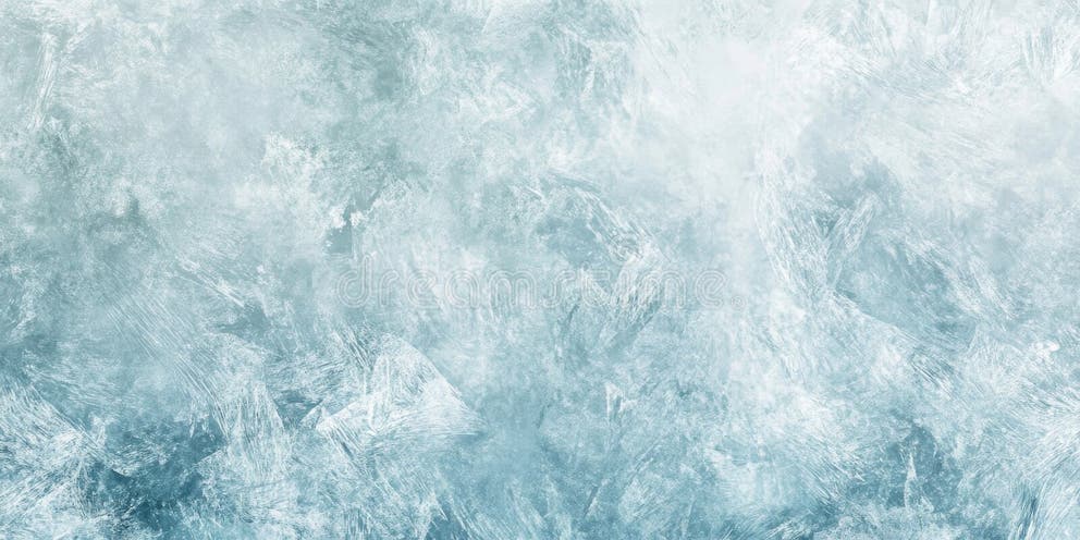 Frosted Glass Texture in Cool, Icy Tones with Delicate Crystalline ...