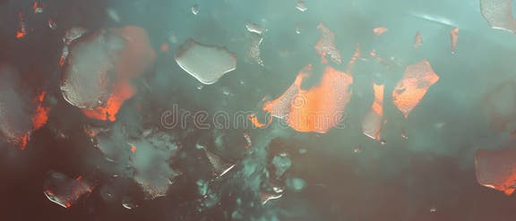 Frosted Glass Texture Featuring Embedded Objects with Diffused Light ...