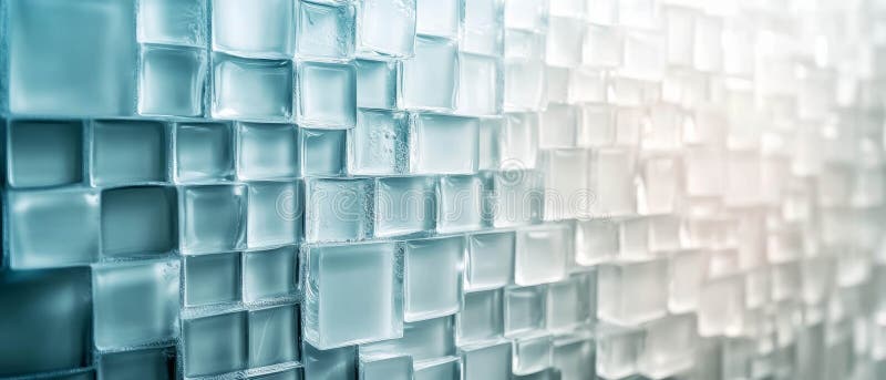 Frosted Glass Tiles Showcase Unique Texture and Smooth Modular Design ...