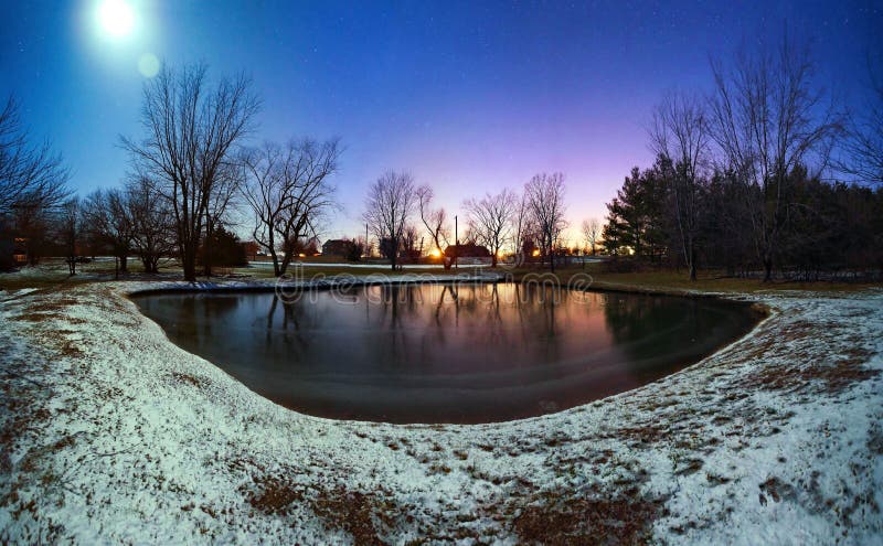 Frosted Moon stock image. Image of tracks, warm, moon - 33610827