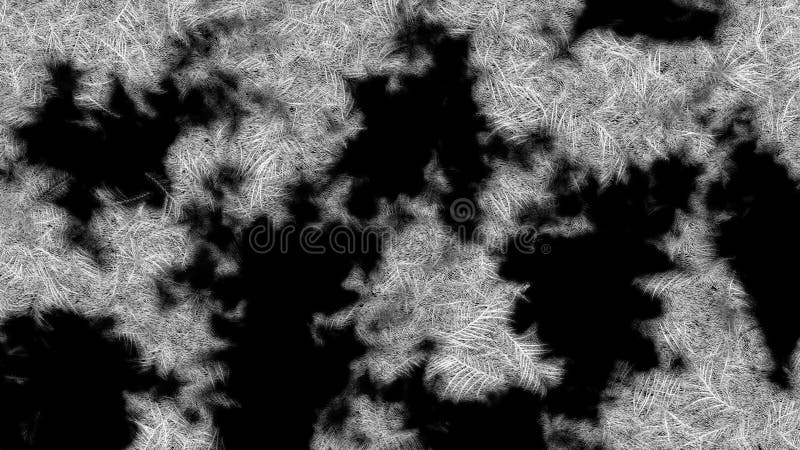 Frosted Patterns on the Glass. Stock Illustration - Illustration of ...