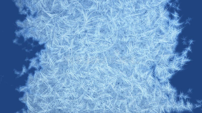 Frosted Patterns on the Glass. Stock Illustration - Illustration of ...