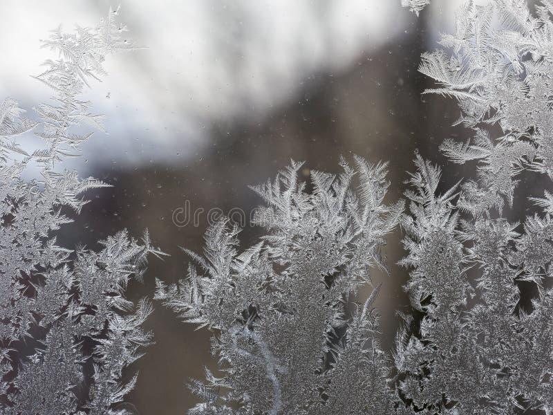 Frosty window stock image. Image of scandinavia, building - 1203523