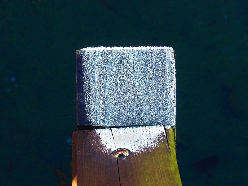 Frosted Wooden Beam on the Bridge, Digital Pattern. Stock Photo - Image ...