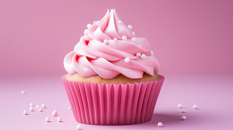 Frosting pink dots stock illustration. Illustration of detail - 318014342