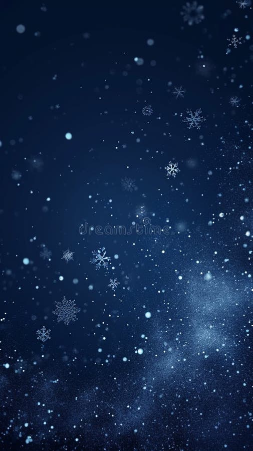 Frosty Elegance Dark Blue Snow Gradient Abstract Christmas Background ...