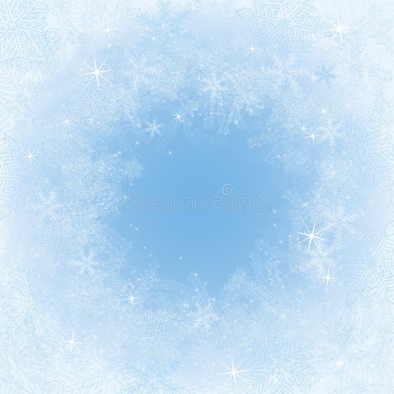 Snowy Winter Backdrop Background Stock Illustration - Illustration of ...