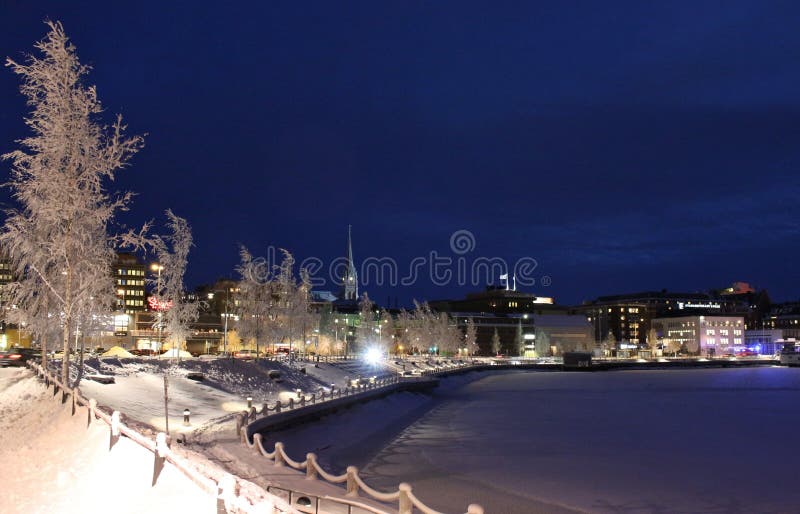 Frosty harbor walk editorial stock image. Image of cold - 66429729