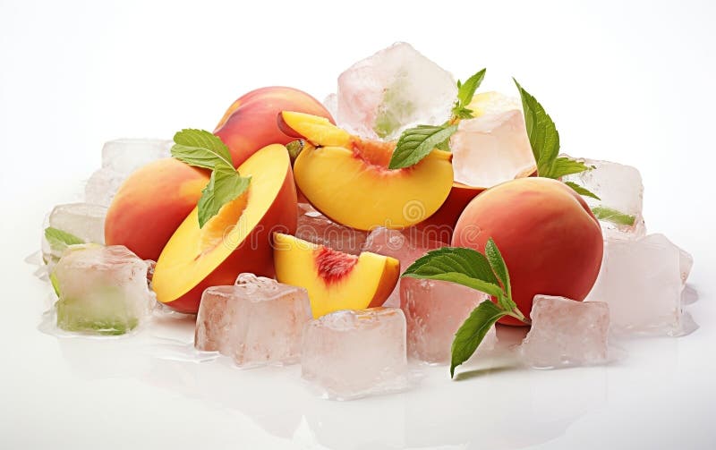 Frosty Mango Blend. Generative by Ai Stock Illustration - Illustration ...