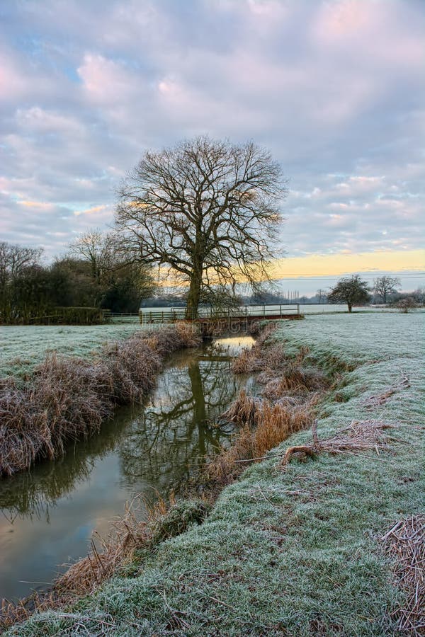 A Frosty Morning in the Mountains Stock Image - Image of cove, white ...