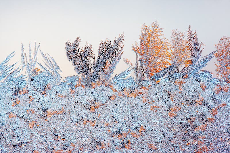 Frosty pattern stock image. Image of nature, frosted, blue - 7001497