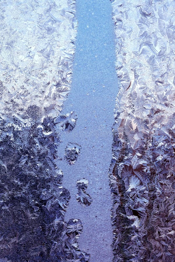 Frosty pattern on glass stock image. Image of climate - 16777871