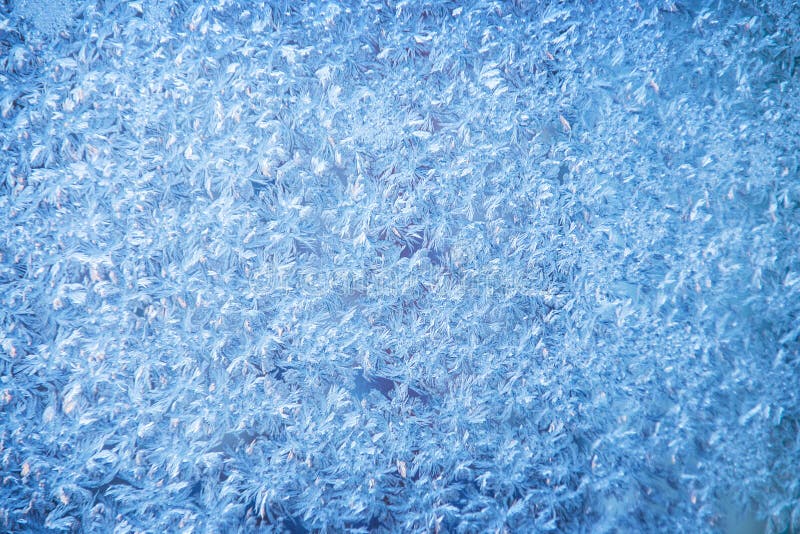 Frosty pattern on glass stock photo. Image of macro, beautiful - 37786916
