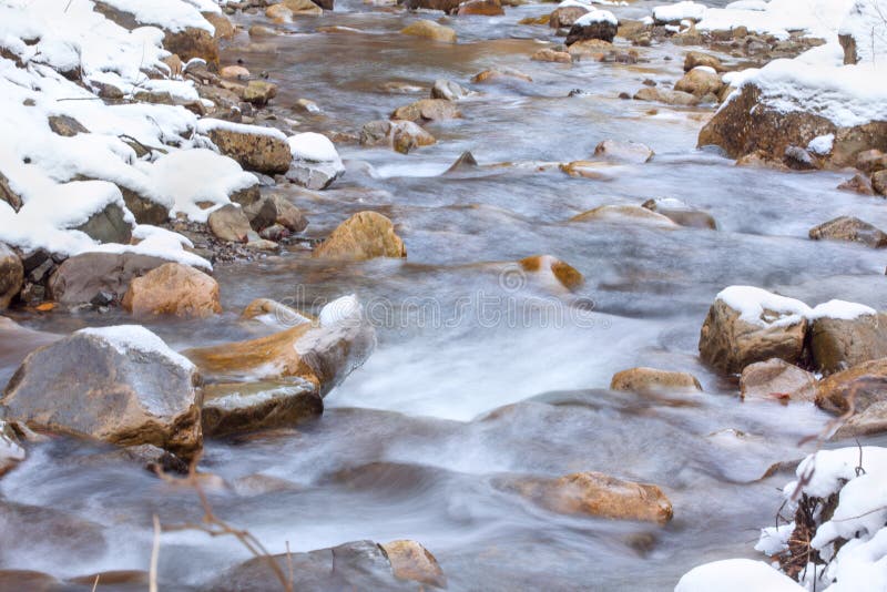 Frosty spring water stock photo. Image of mountain, cold - 66874726