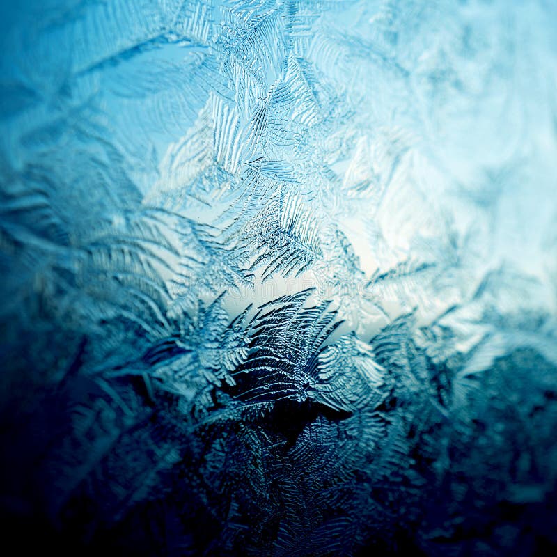 Frosty Winter Window, Texture Stock Photo - Image of fine, water: 65729442