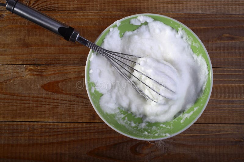 Frothed eggs stock image. Image of fluffy, cooking, menu - 54843187