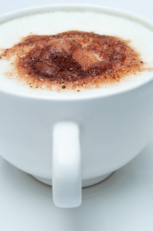 Frothy Coffee Close Up stock photo. Image of foamy, coffee - 18787990