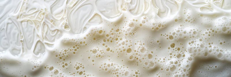 Frothy, Creamy Liquid Surface with Bubbles Stock Illustration ...