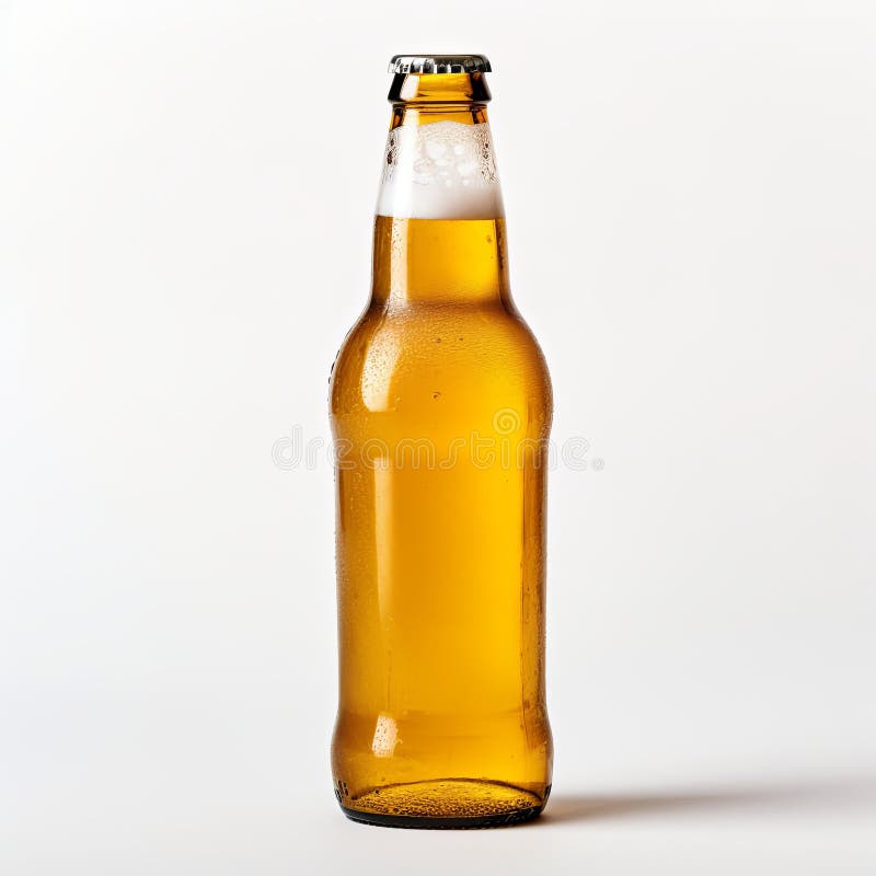A Frothy Draft Beer in a Clear Glass, Emphasizing Its Golden Color and ...
