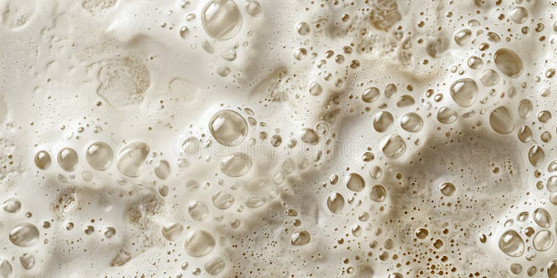 Frothy Sea Foam Texture on Wet Sand Macro Coastal Edge Background Stock ...