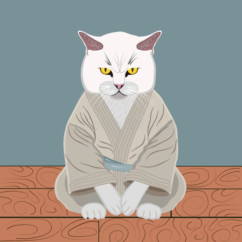 Cat Monk Stock Illustrations – 340 Cat Monk Stock Illustrations ...