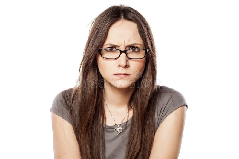 2,509 Female Eyes Frowning Stock Photos - Free & Royalty-Free Stock ...