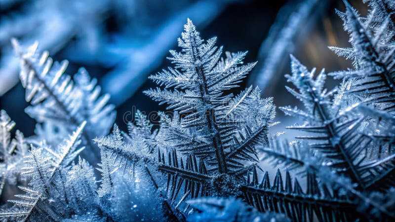 Frozen Architectural Geometry an Icy Black Detail Capturing Abstract ...