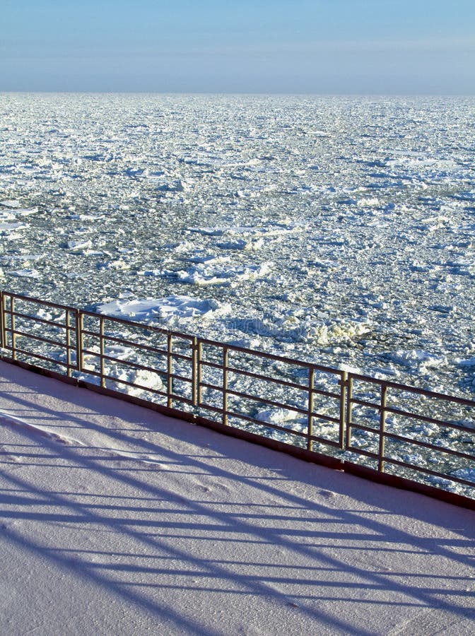 Frozen Arctic Sea stock image. Image of north, frozen - 39040047