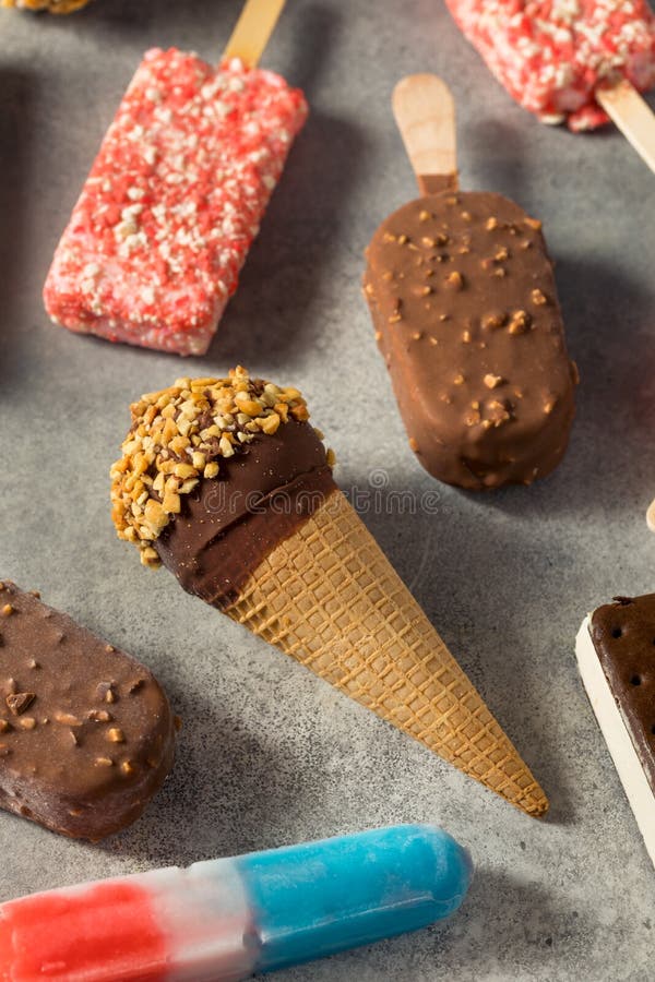 Frozen Assorted Ice Cream Bars Stock Image - Image of cold, sweet ...