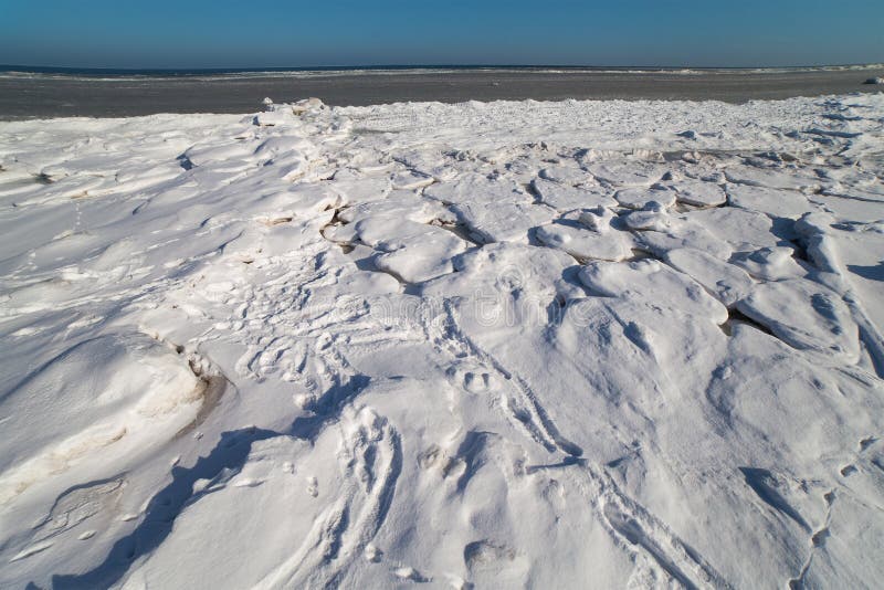 Frozen Baltic sea. stock image. Image of cool, outdoor - 29456167
