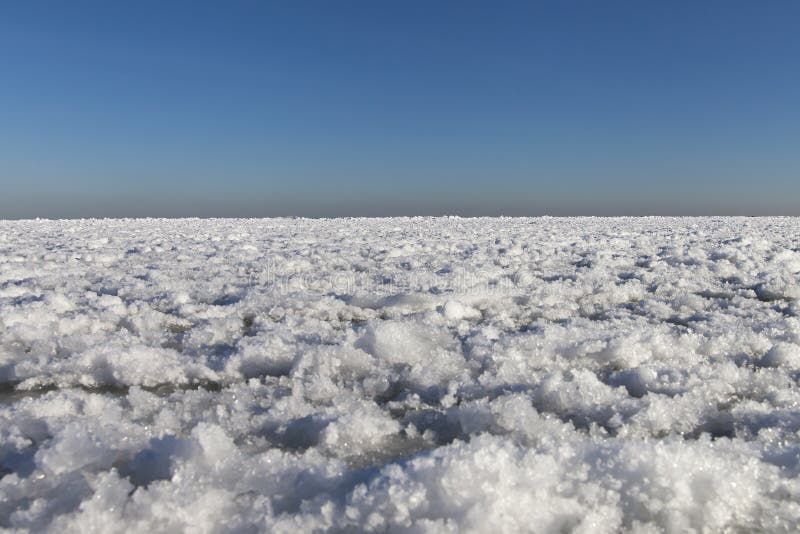 Frozen Baltic sea. stock image. Image of winter, cold - 37236429