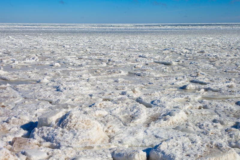 Frozen Baltic sea. stock photo. Image of nature, fresh - 32961512