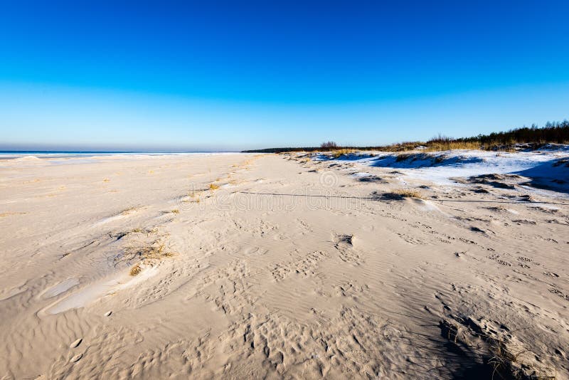 Frozen Beach in Cold Winters Day Stock Image - Image of icelandic, lake ...
