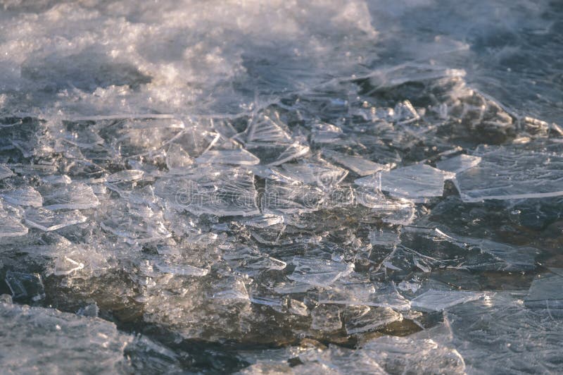 Frozen Beach in Cold Winters Day - Vintage Film Look Stock Image ... Frozen Beach in Cold Winters Day - Vintage Film Look Stock Image ...