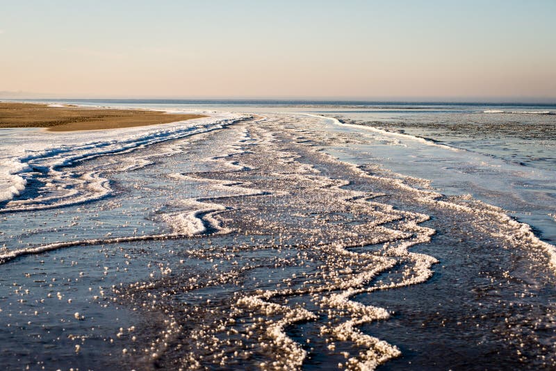 Frozen Beach View by the Baltic Sea Stock Photo - Image of lagoon ...