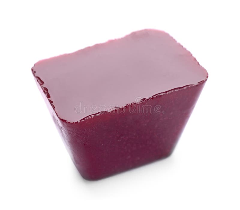 Frozen Beetroot Puree Cube Isolated on White Stock Image - Image of ...