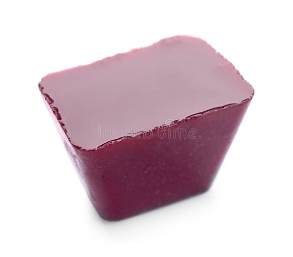 Frozen Beetroot Puree Cube Isolated on White Stock Image - Image of ...