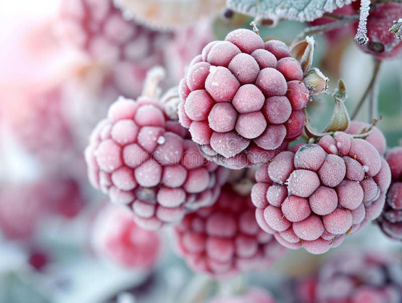 Frozen berries stock illustration. Illustration of frozen - 303111302