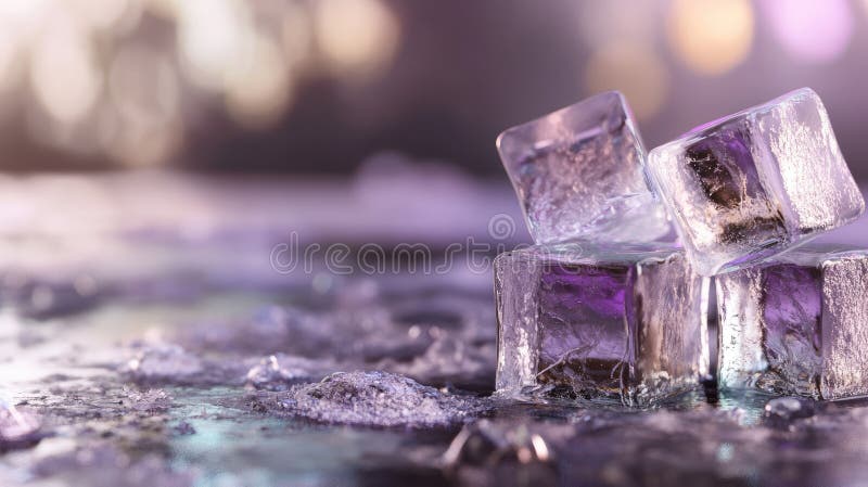 Frozen Blocks Banner: Simple Layout, Cool Theme, Sharp Edges, Icy Touch ...