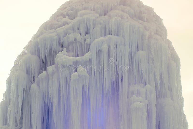 Frozen Blocks of Ice Icicles Stalactites Stock Photo - Image of wintry ...