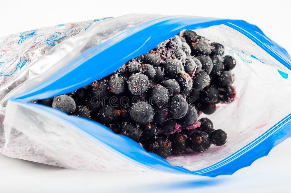 Frozen blueberries stock image. Image of healthy, blueberries - 76803835