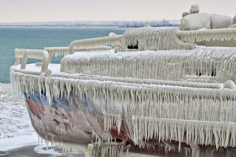 Frozen boat stock image. Image of boat, snow, winter - 28049855