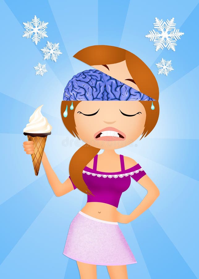 Frozen brain stock illustration. Illustration of neurobiology - 58705261