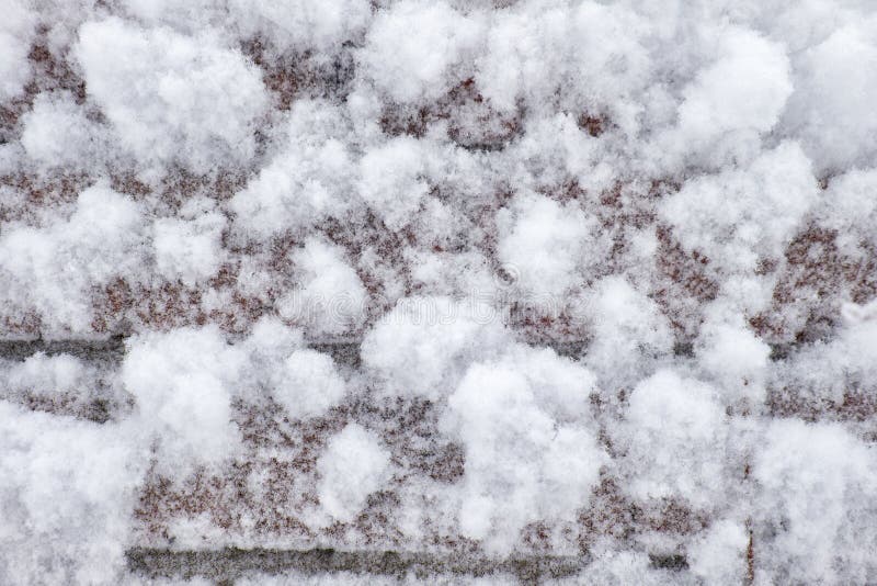 Frozen Brick Wall Covered by Hoarfrost Stock Photo - Image of cold ...