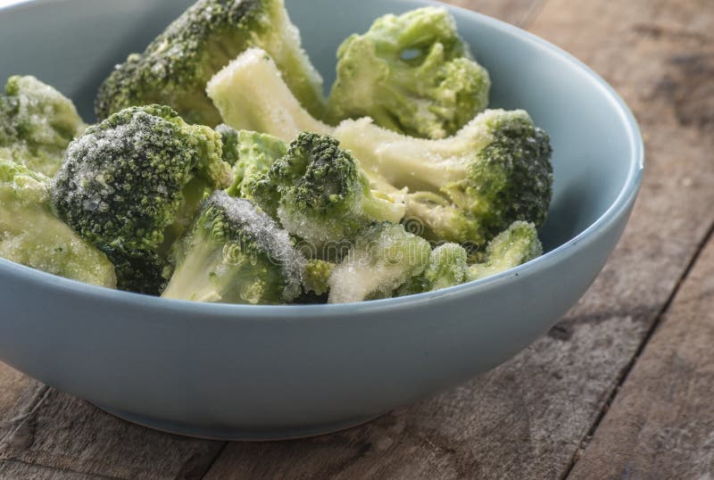 Frozen broccoli stock photo. Image of white, ripe, cold - 90471928