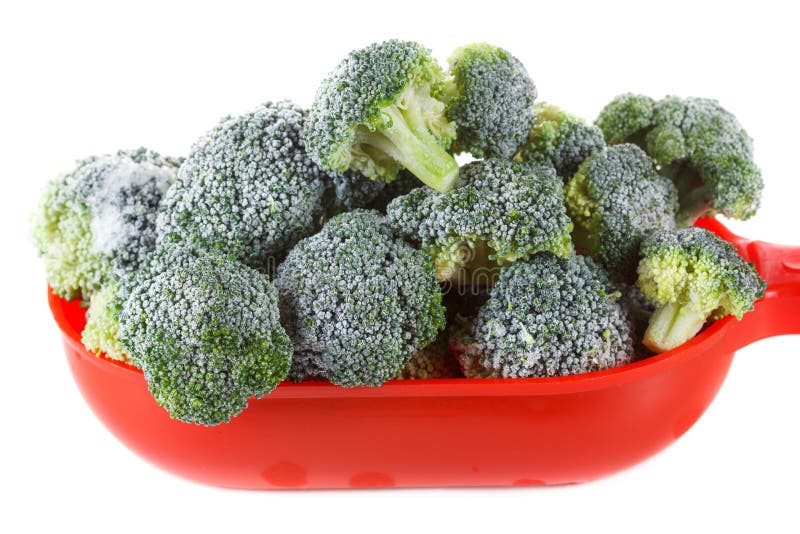 Frozen Broccoli Healthy Food Raw Ingredient, Cold Green Stock Image ...