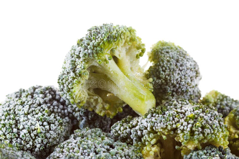 Frozen Broccoli Healthy Food Raw Ingredient, Cold Stock Photo - Image ...