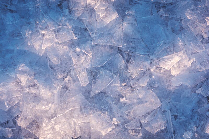 Frozen Broken Ice . Abstract Winter Background Stock Image - Image of ...