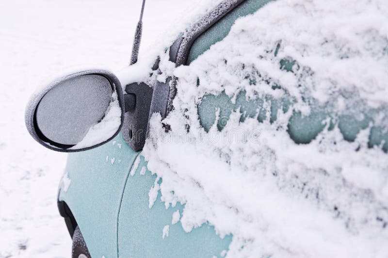 Frozen car in winter stock photo. Image of white, drive - 64360352